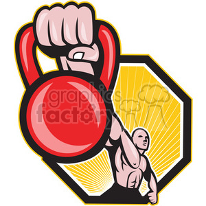 Crossfit Kettlebell Clipart