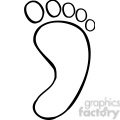 Outline Drawing Of Foot