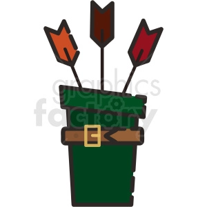 33 Quivers clipart - Graphics Factory