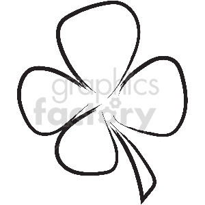 Shamrock Clip Art Black And White