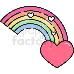 132 Rainbow clipart - Graphics Factory